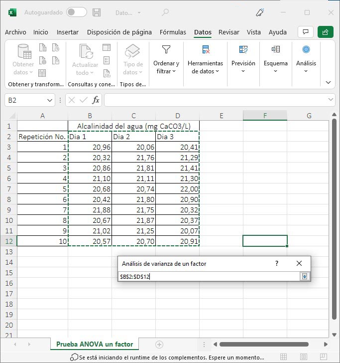 Cómo Realizar Una Prueba Anova En Excel 2023 1510